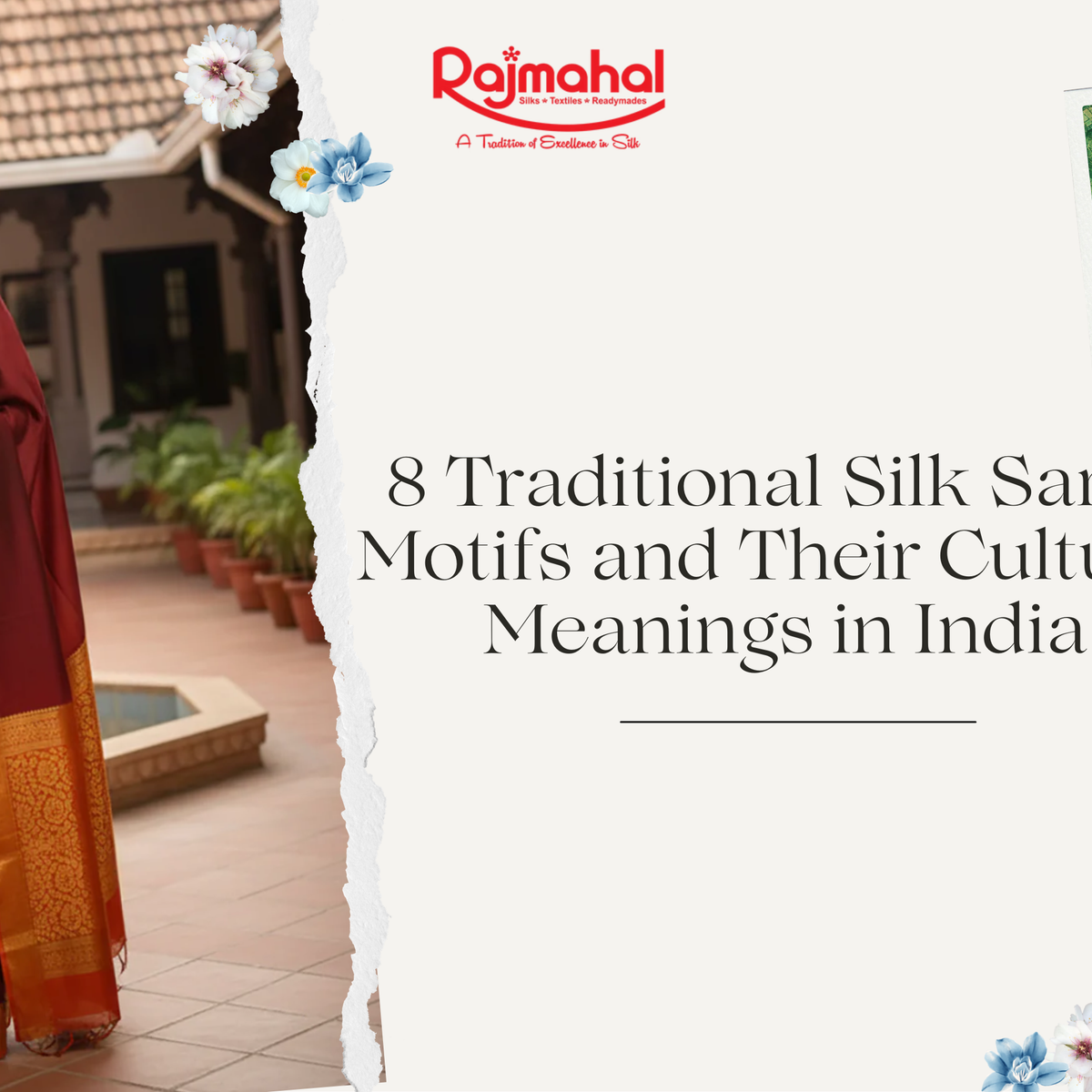 8 Traditional Silk Saree Motifs and Their Cultural Meanings in India ...